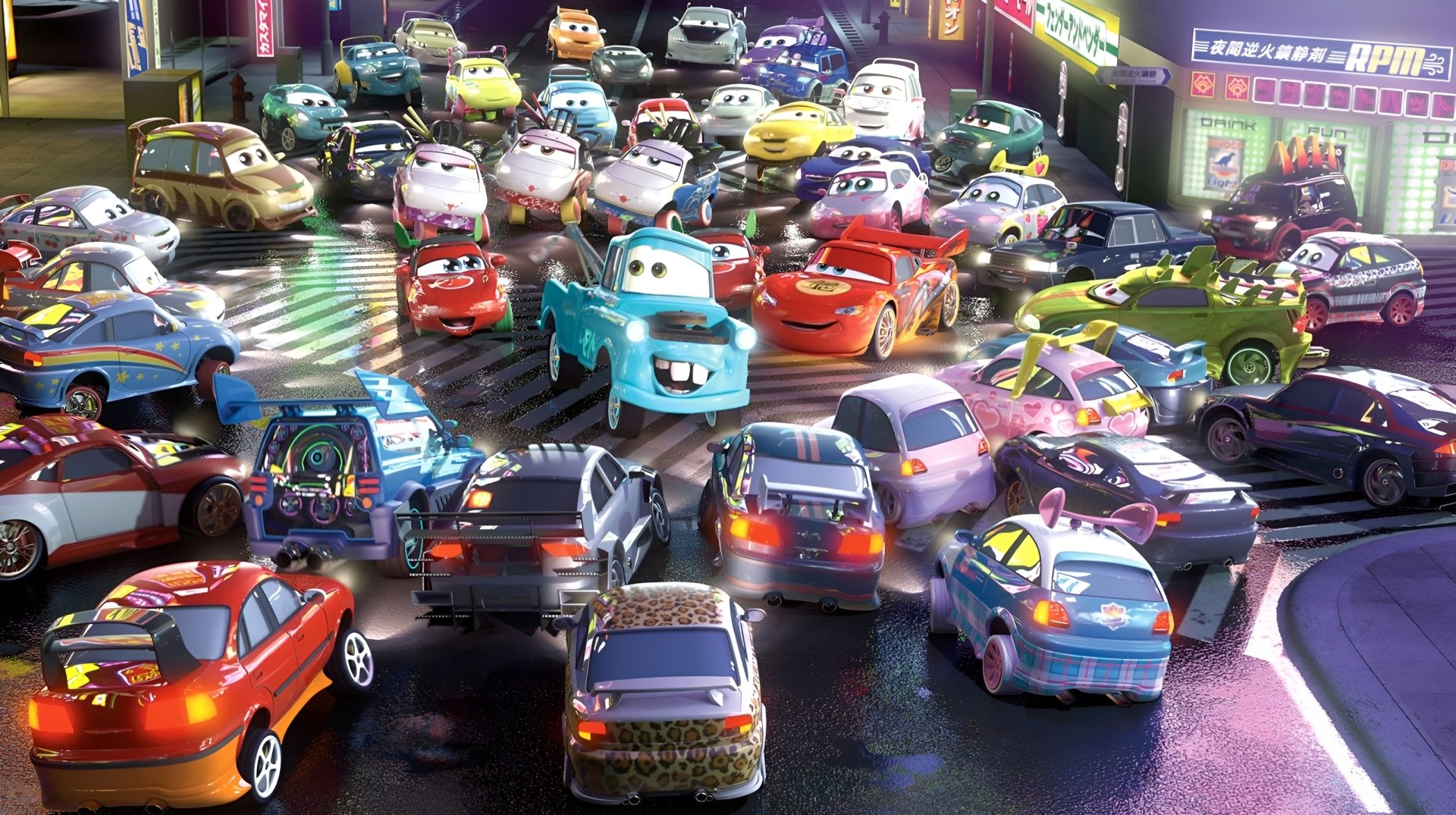 Download Mater (Cars) Movie Cars Toons: Mater's Tall Tales HD Wallpaper