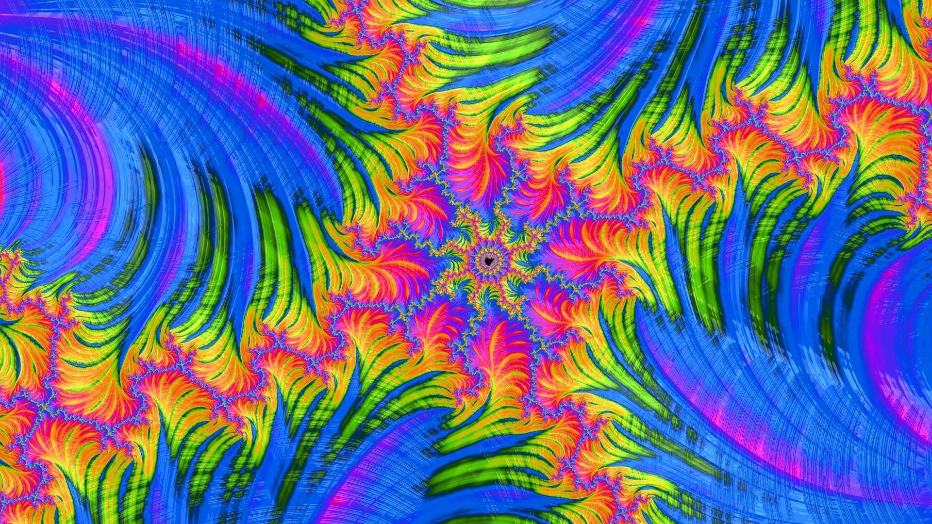 Fractal Art for your Desktop - Strong Vivid Rainbow Spectrum by Dr-Pen