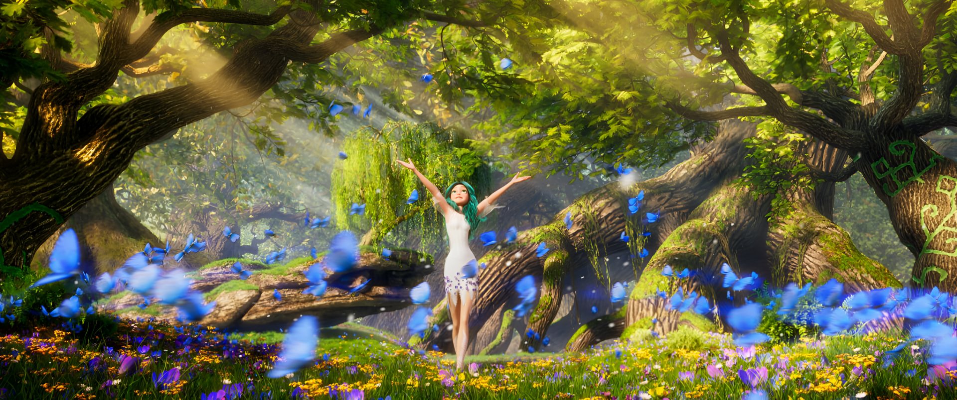 Mavka: The Forest Song HD Wallpaper – Enchanted Woodland Fairy Background