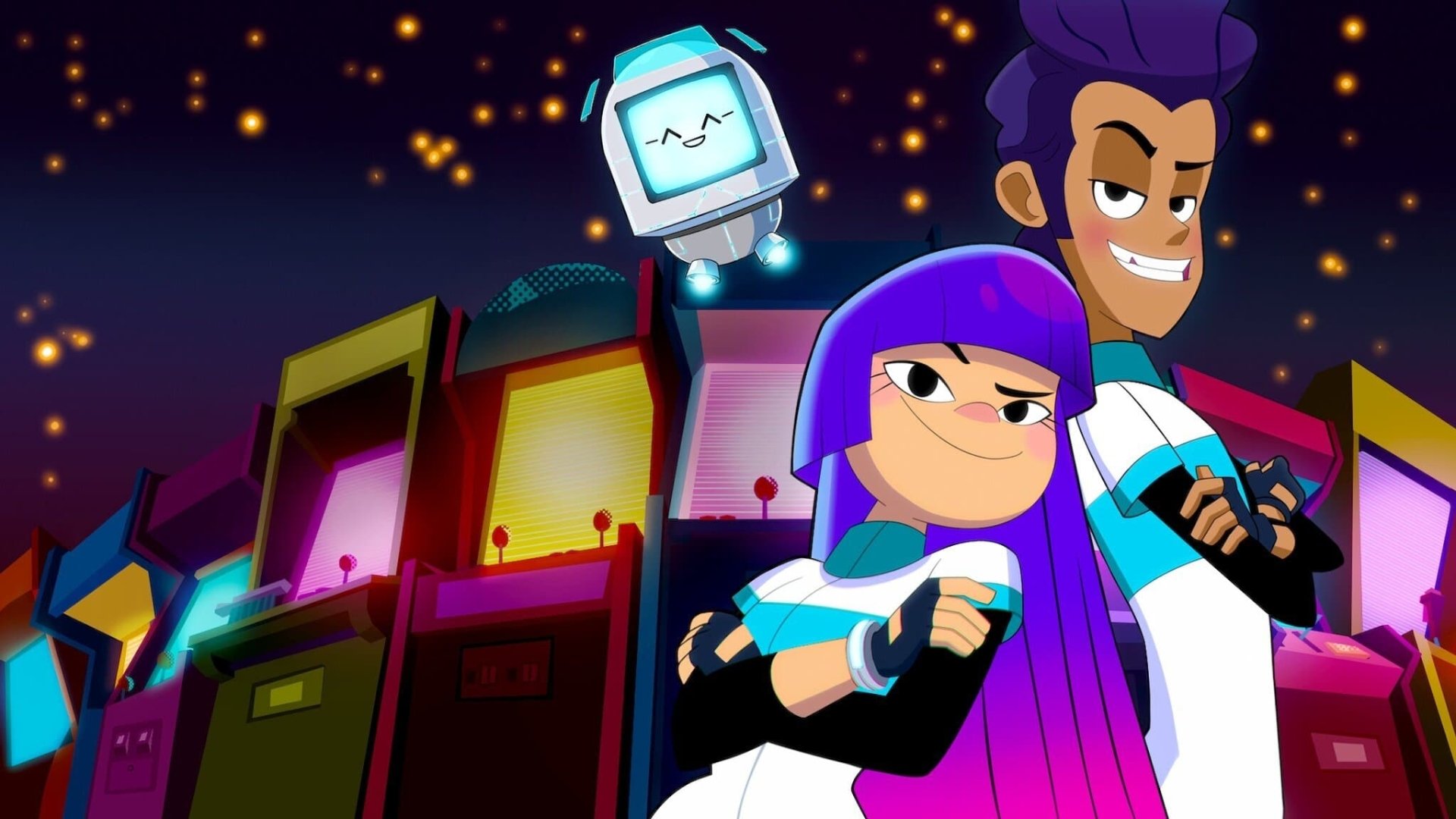 Download TV Show Glitch Techs HD Wallpaper