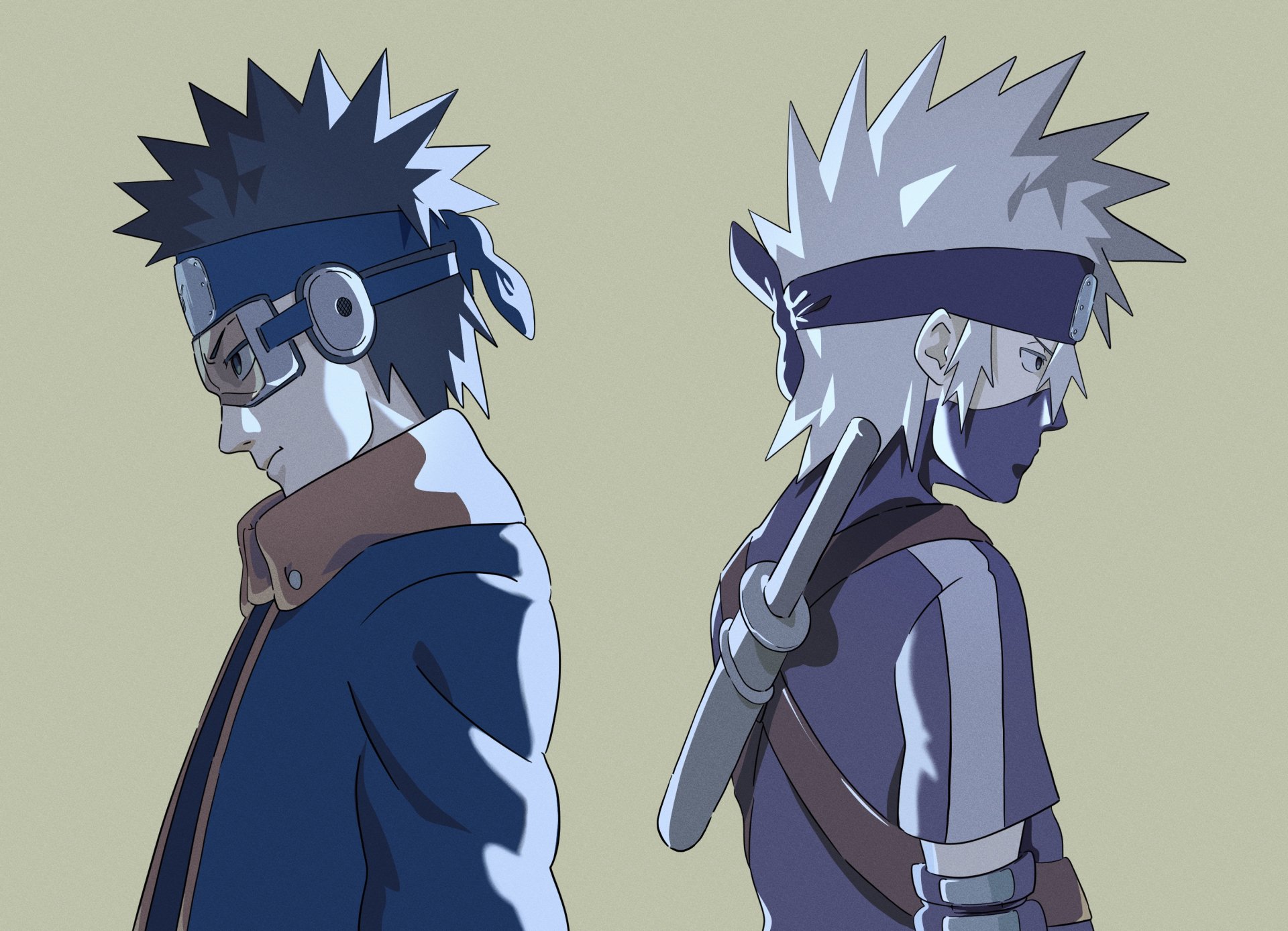 Obito Uchiha & Kakashi Hatake — Bonds Reforged (Naruto) HD Wallpaper by アライ