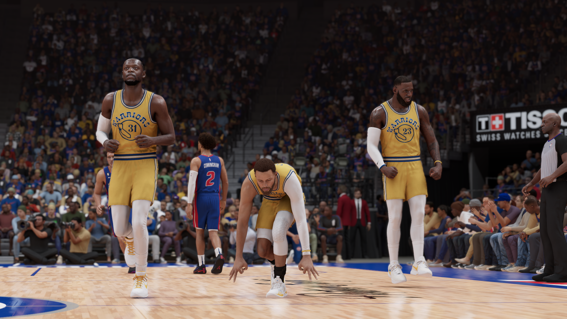 Julius Randle & Stephen Curry & Lebron James by redinproductions