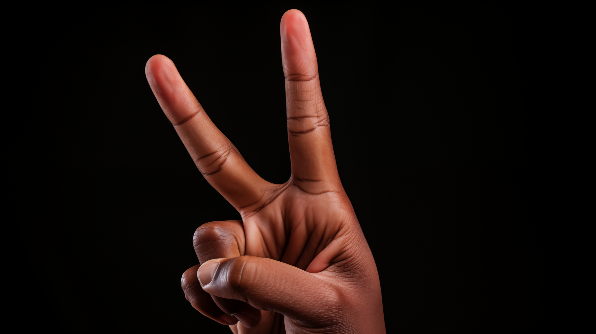 Peace Sign Gesture HD Wallpaper by Laxmonaut