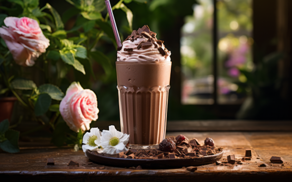 Chocolate Milkshake - Desktop Wallpapers, Phone Wallpaper, PFP, Gifs ...
