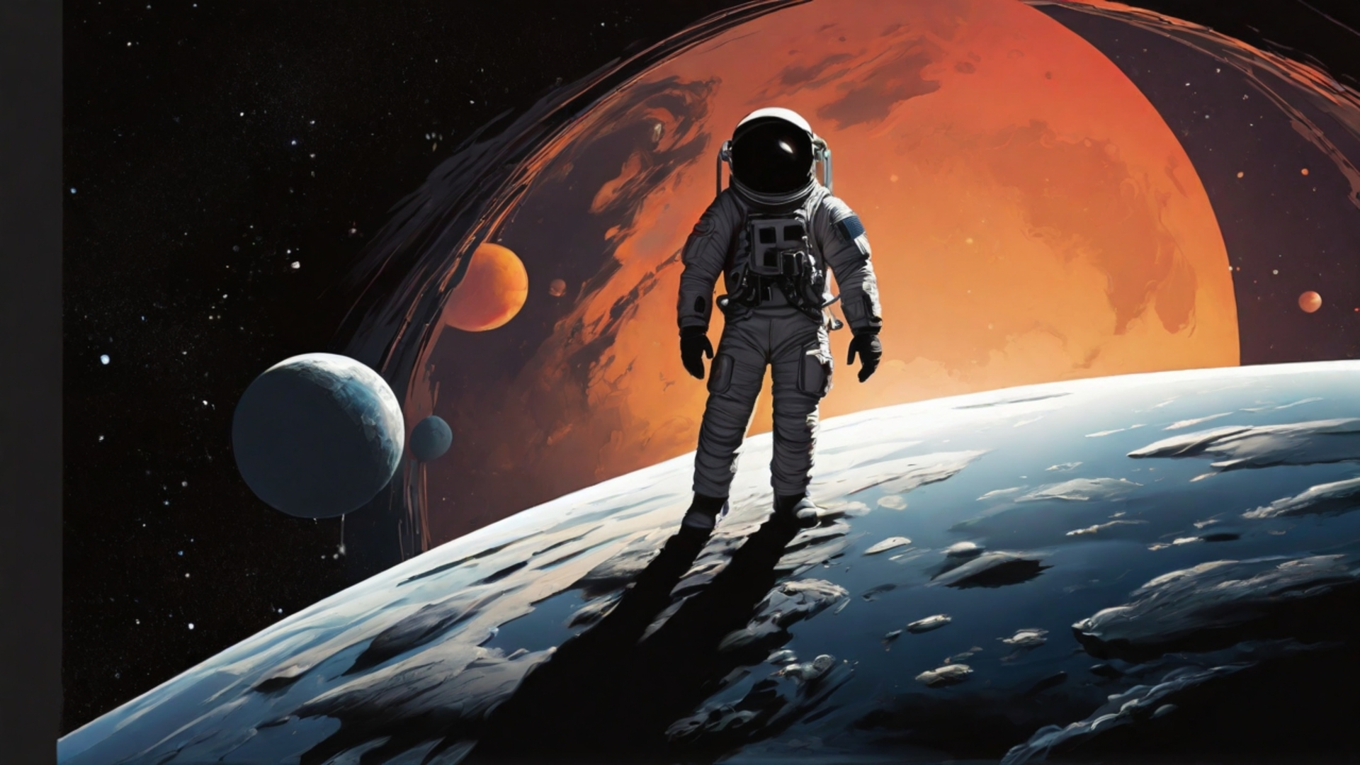 Astronaut in Space by AnimeHead