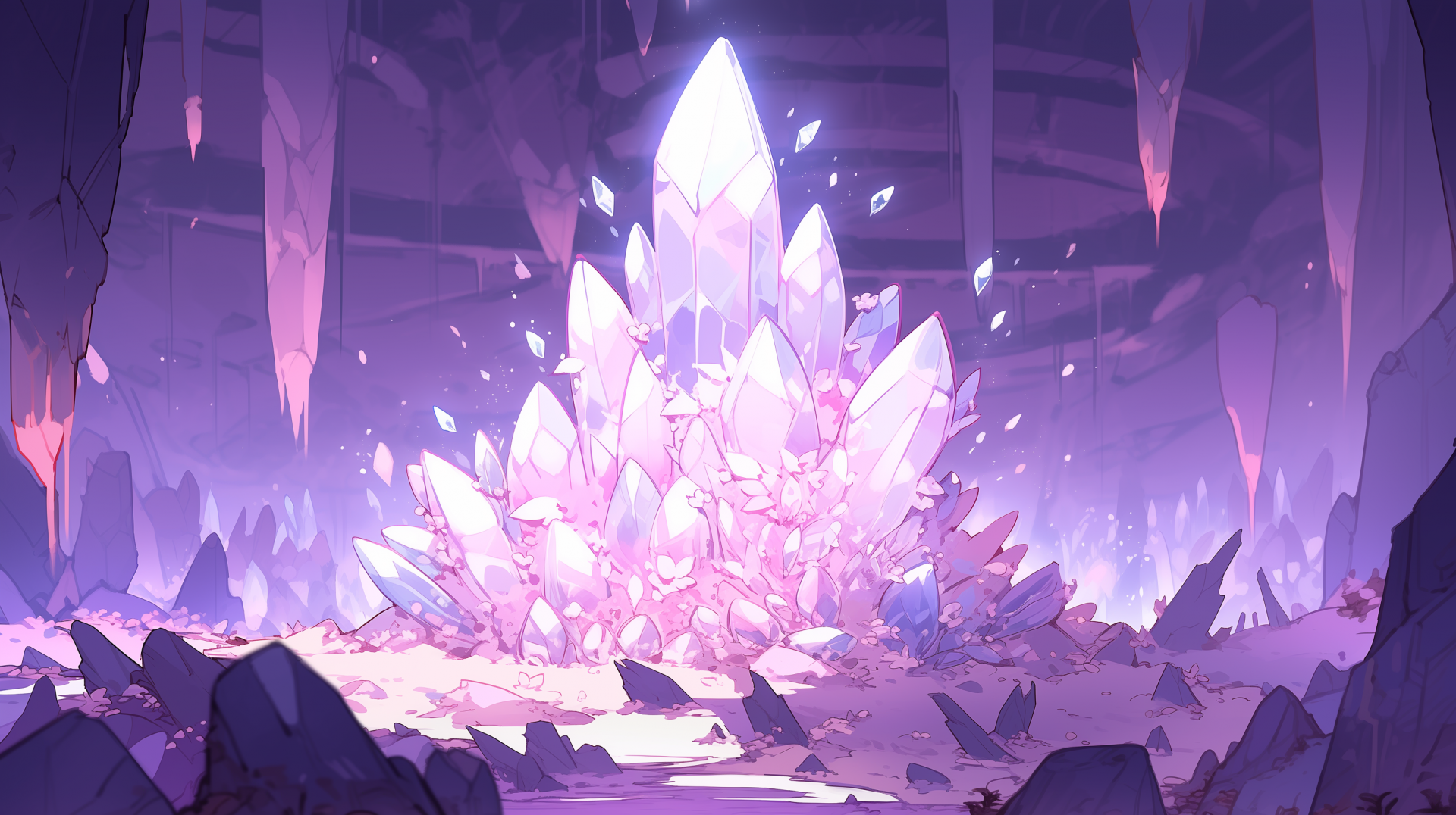 Download Crystal AI Art HD Wallpaper