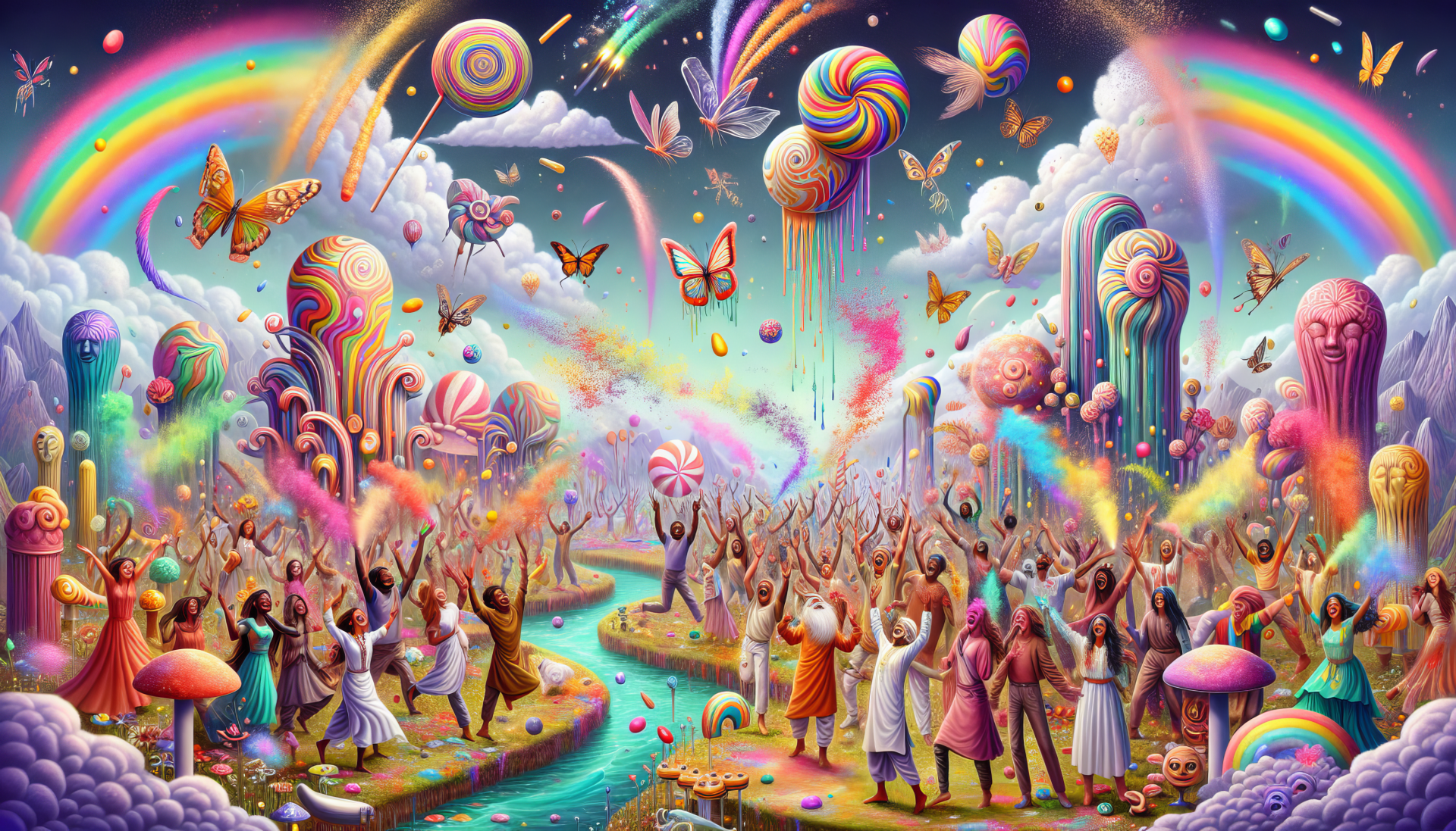 Holi Festival Celebration HD Wallpaper by QuantumCurator