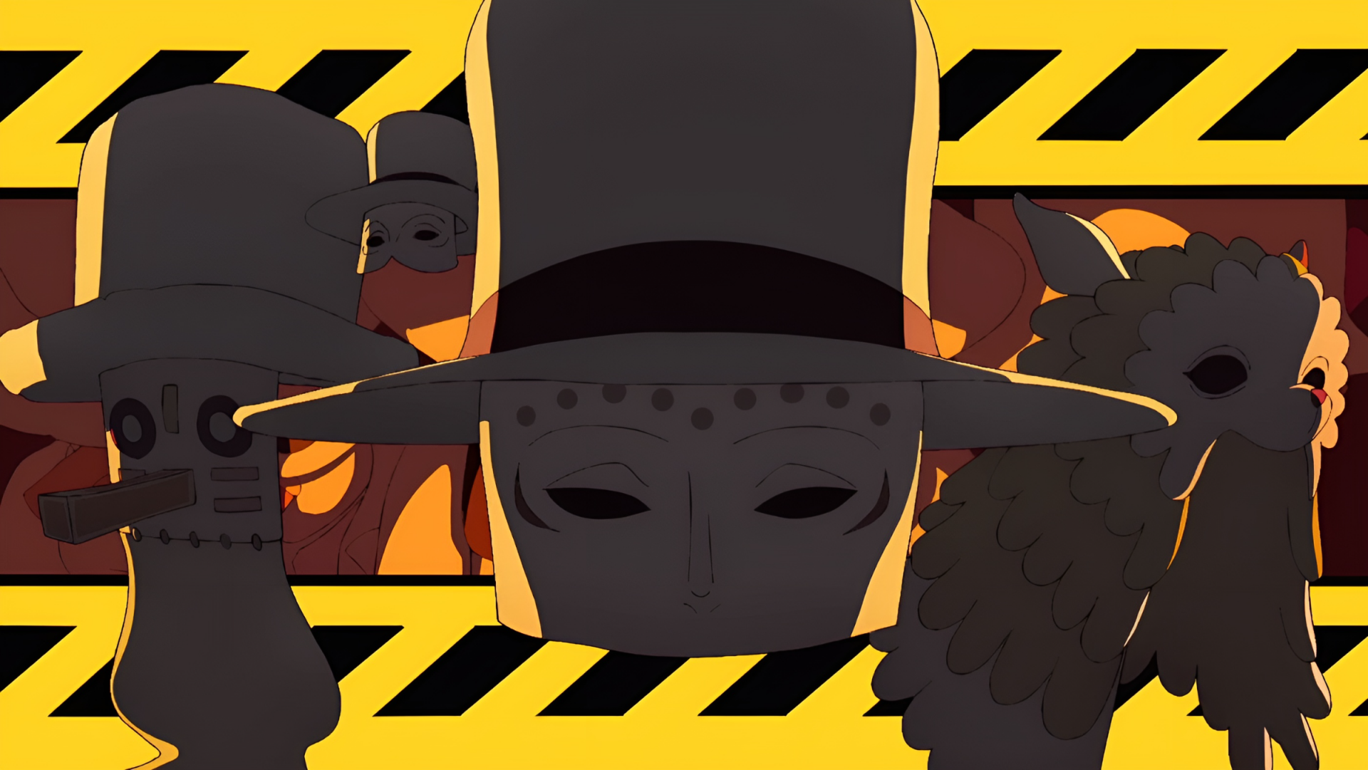Epic One Piece Anime HD Wallpaper – Mysterious Masks Unveiled