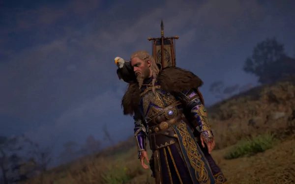 Valhalla Viking Aurora - HD Game Wallpaper by Ömer Burak Önal