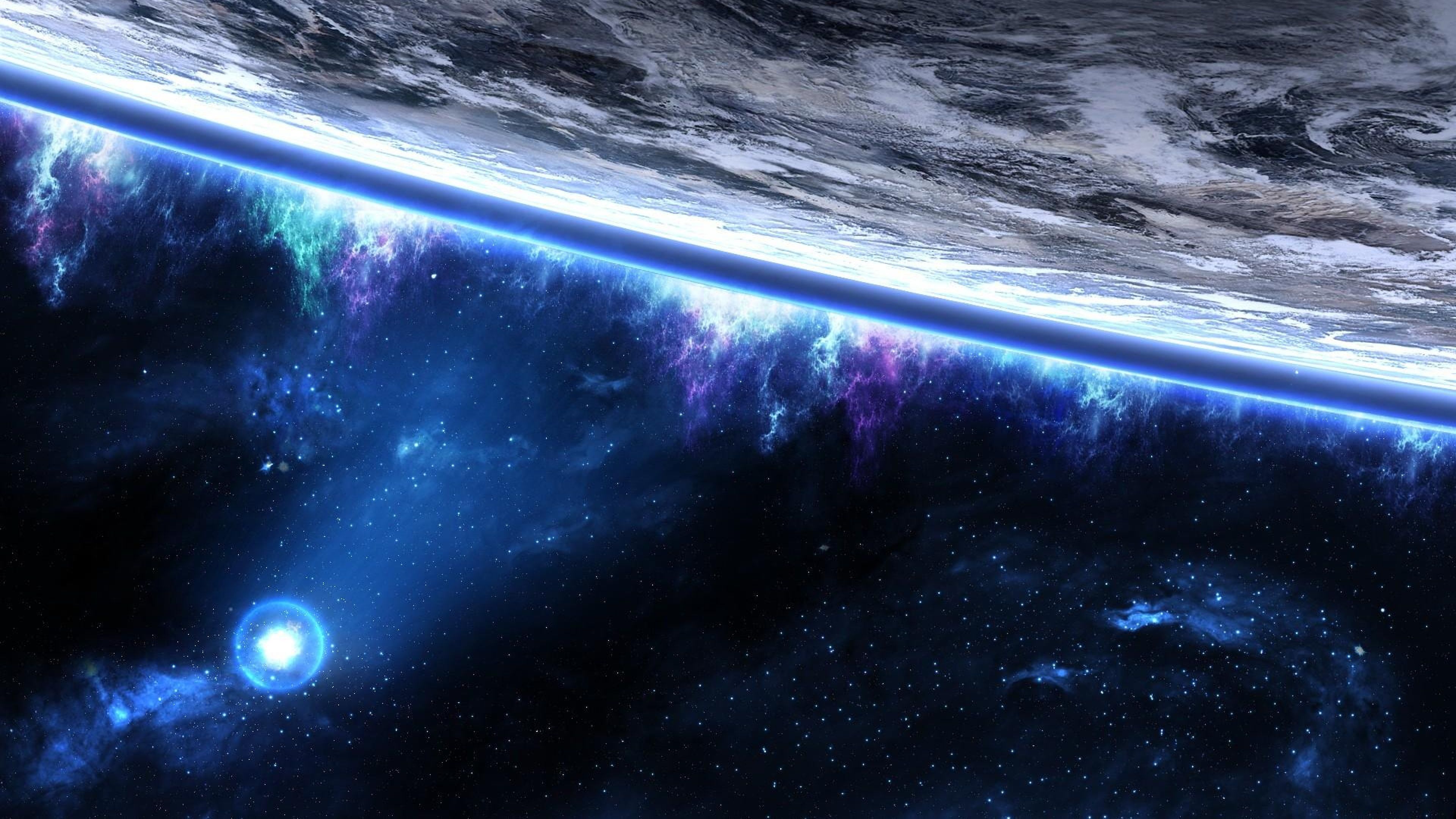 Download Space Stars Galaxy Planet Universe 4k Ultra HD Wallpaper