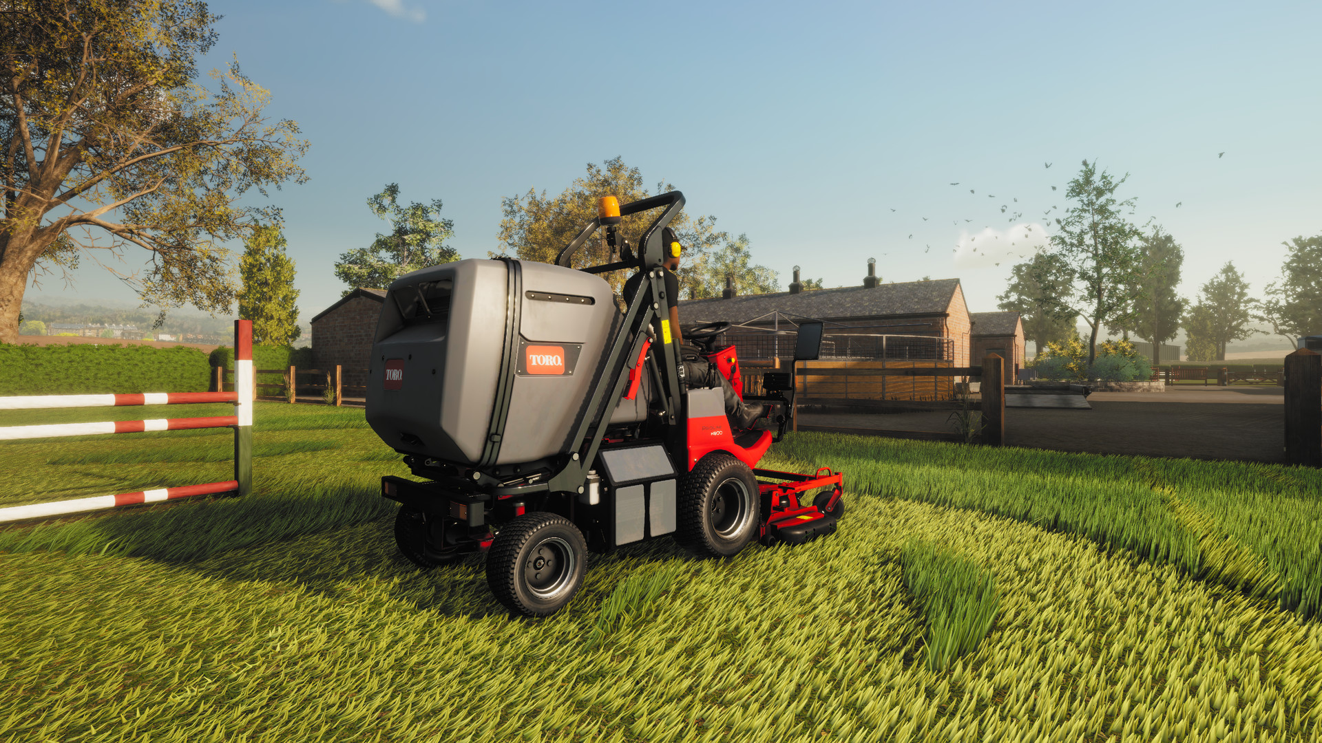 Lawn Mowing Simulator Game HD Wallpaper – Perfectly Trimmed Grass