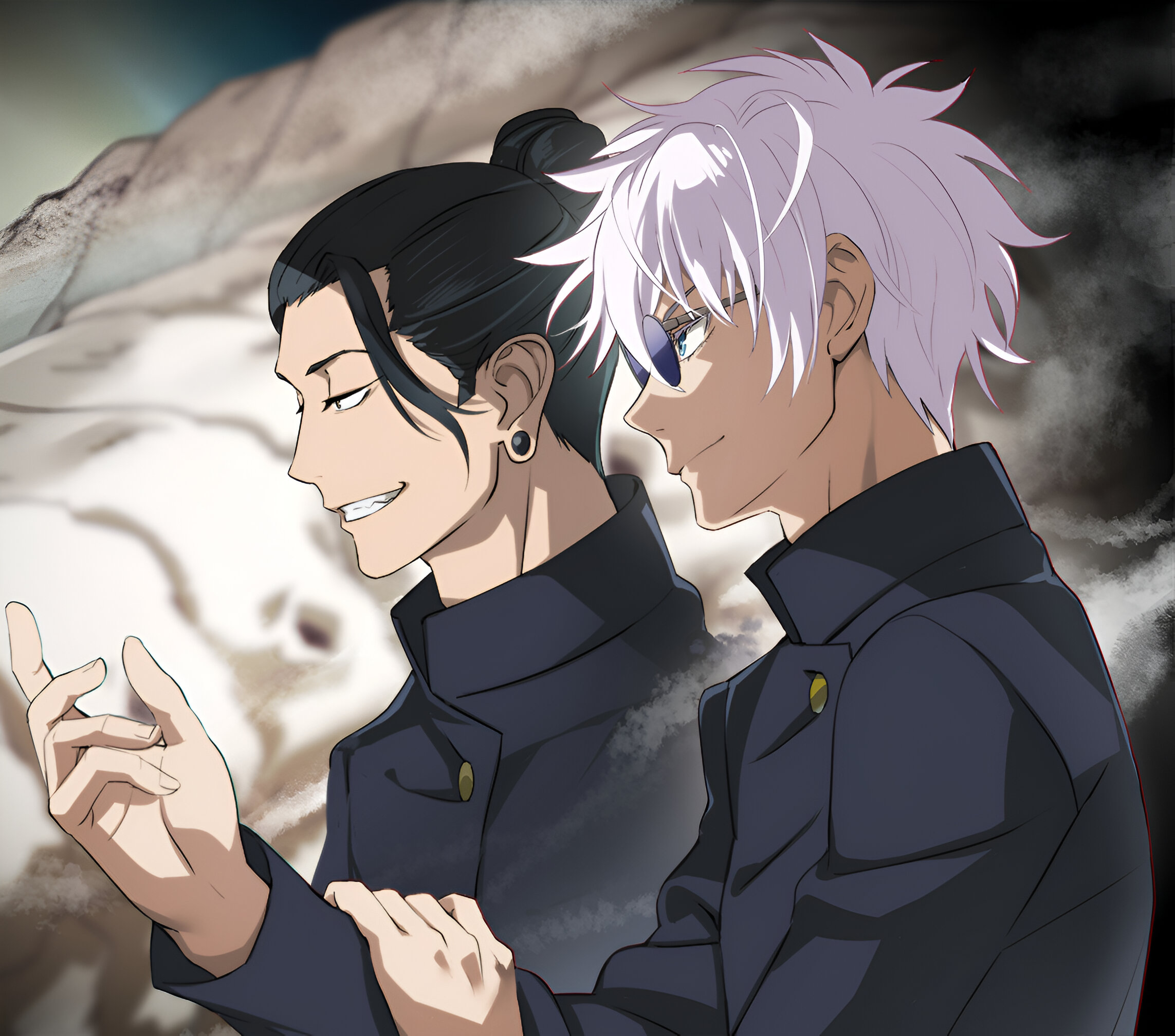 Jujutsu Kaisen HD: Epic Gojo & Geto Anime Wallpaper by nyoro