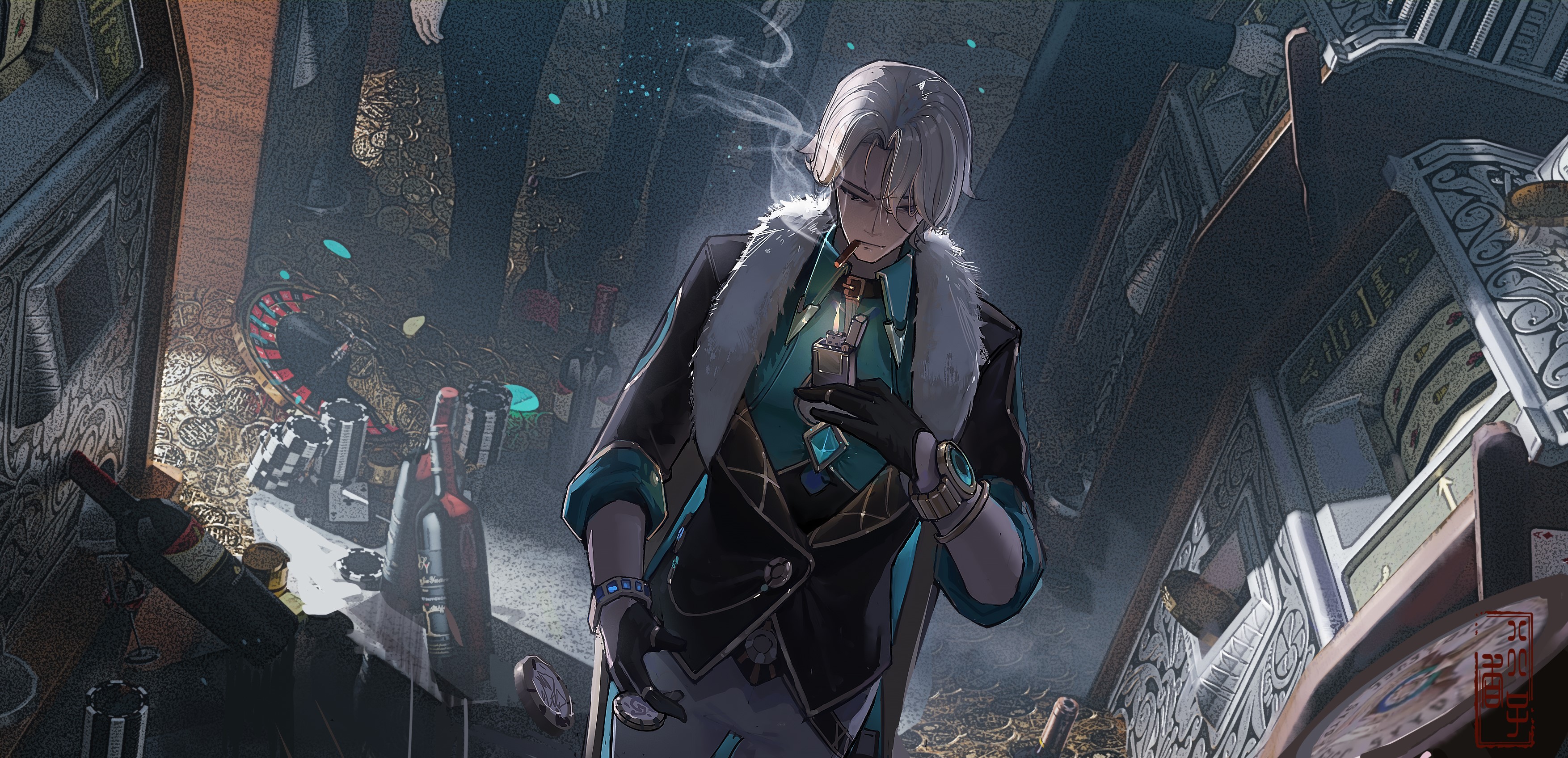 Aventurine Star Rail Wallpaper - Download Now by 槭叶映泉