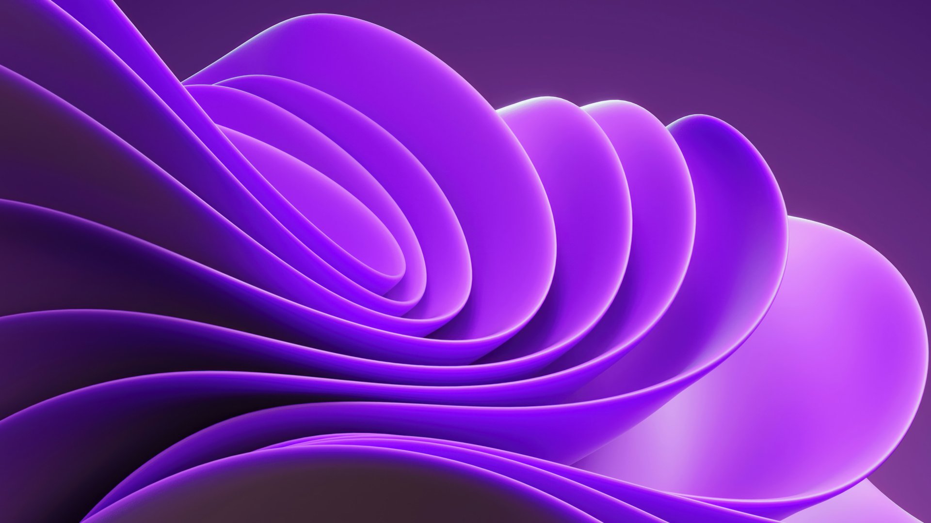 Windows 11 Purple Abstract Art HD Desktop Wallpaper