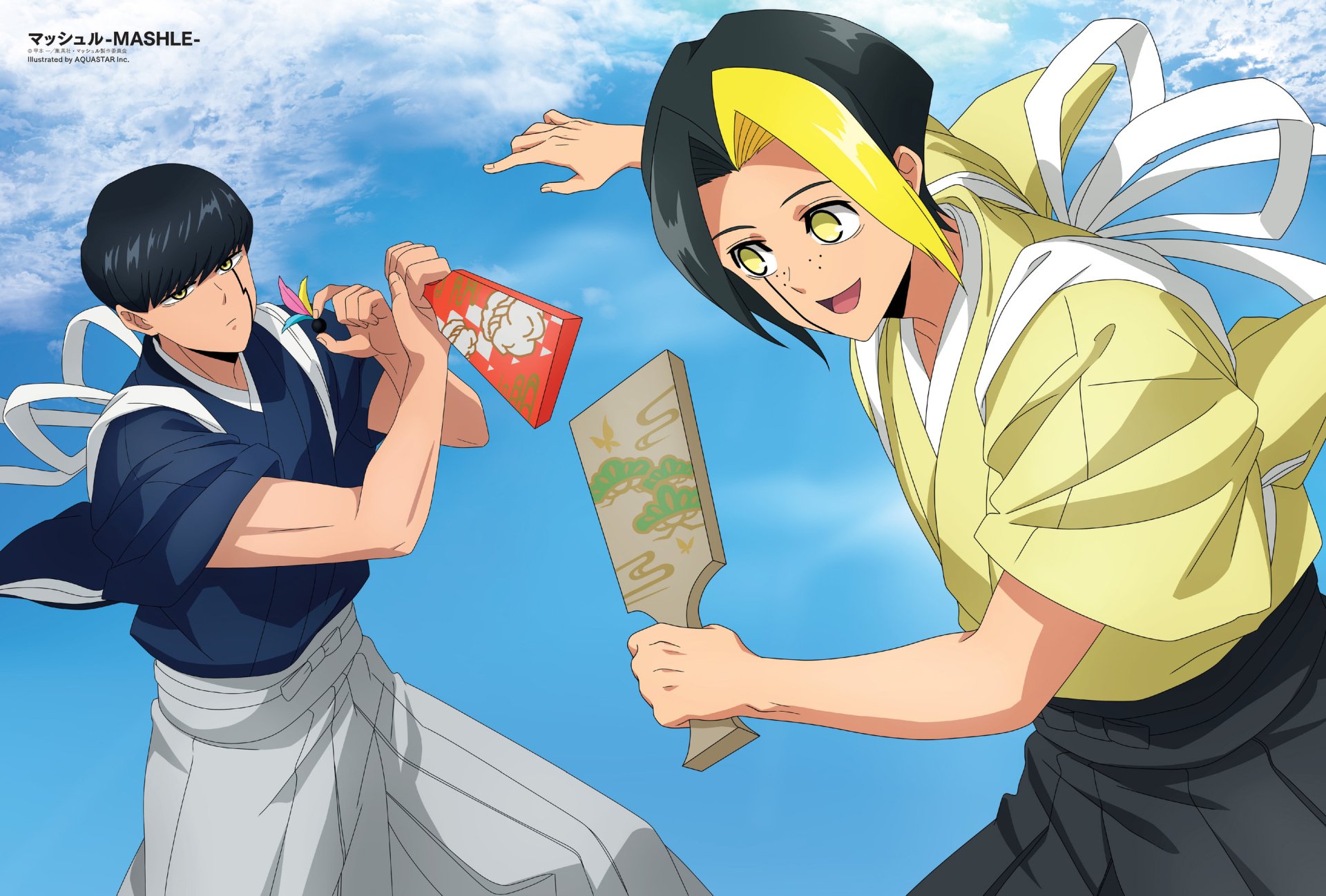 Mashle Magic & Muscles HD Wallpaper – Finn Ames and Mash Burnedead in ...