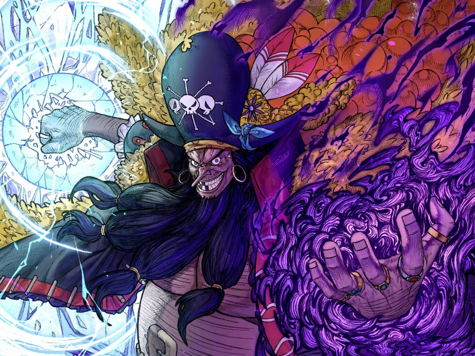 Marshall D. Teach: One Piece Anime HD Wallpaper by さとし【SATOSHI】
