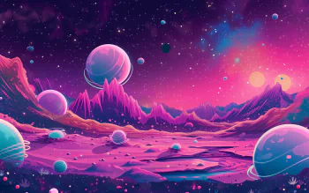 Polygon Planet Wallpaper 5447 Download Sci Fi Planet HD Wallpaper