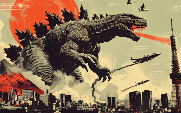 Download Comic Godzilla Wallpaper