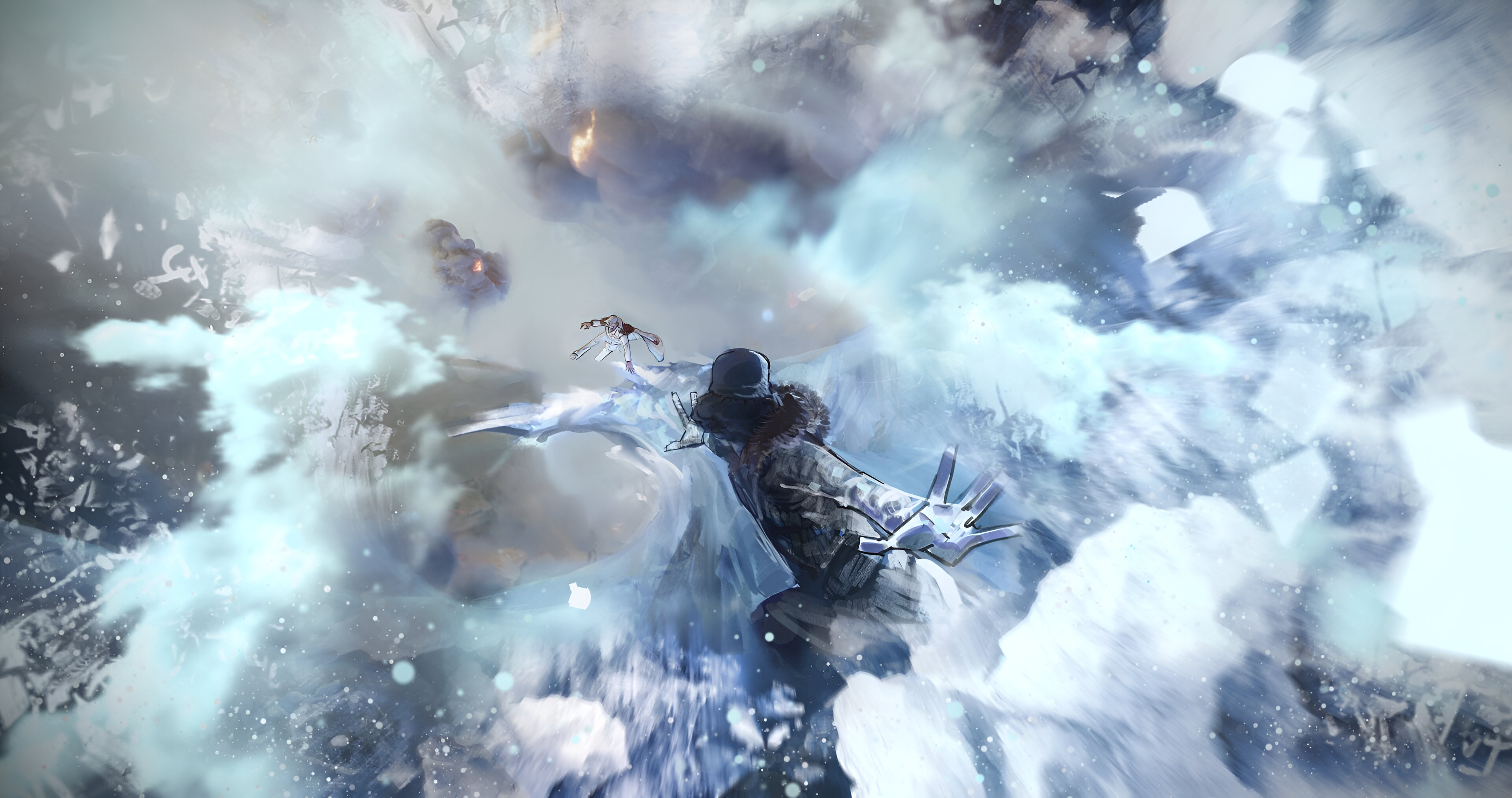 Epic Clash: Aokiji vs Monkey D. Garp – HD One Piece Anime Wallpaper by ...