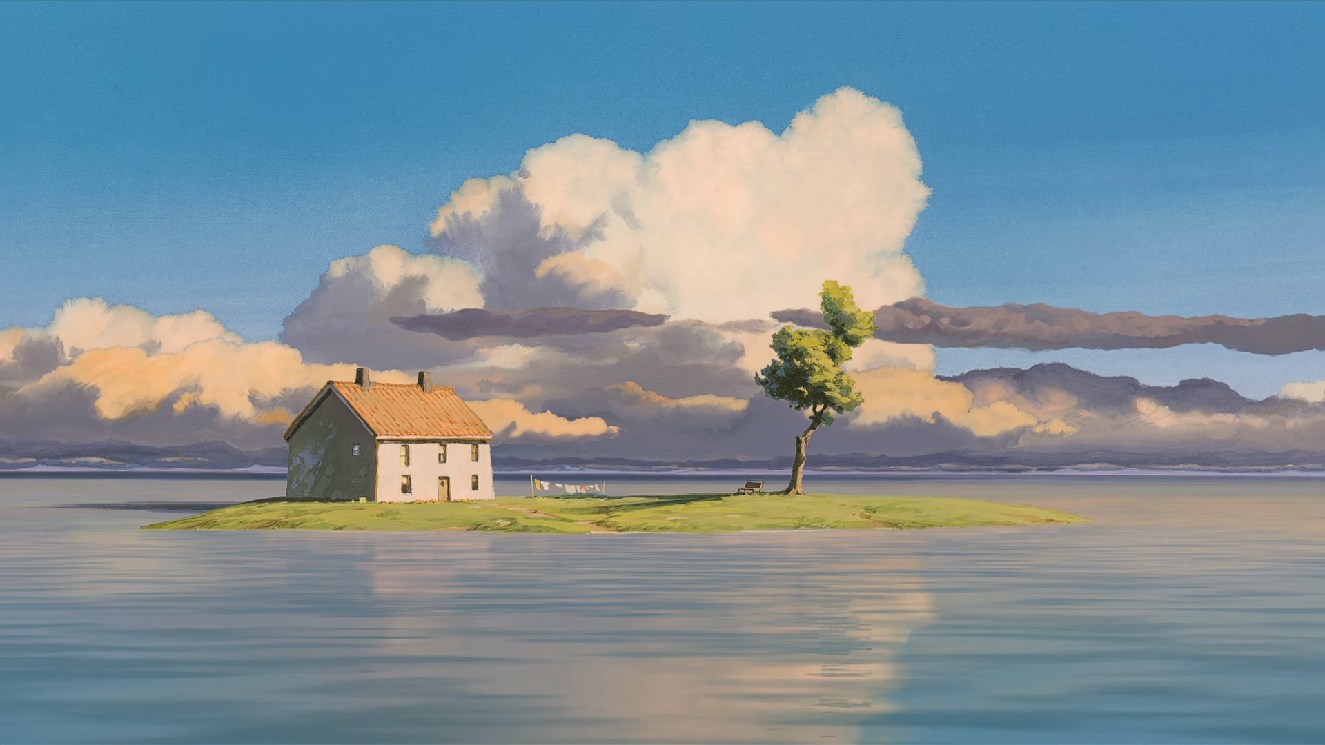 Studio Ghibli’s Serene Island: Chihiro’s Anime Dreamscape in HD