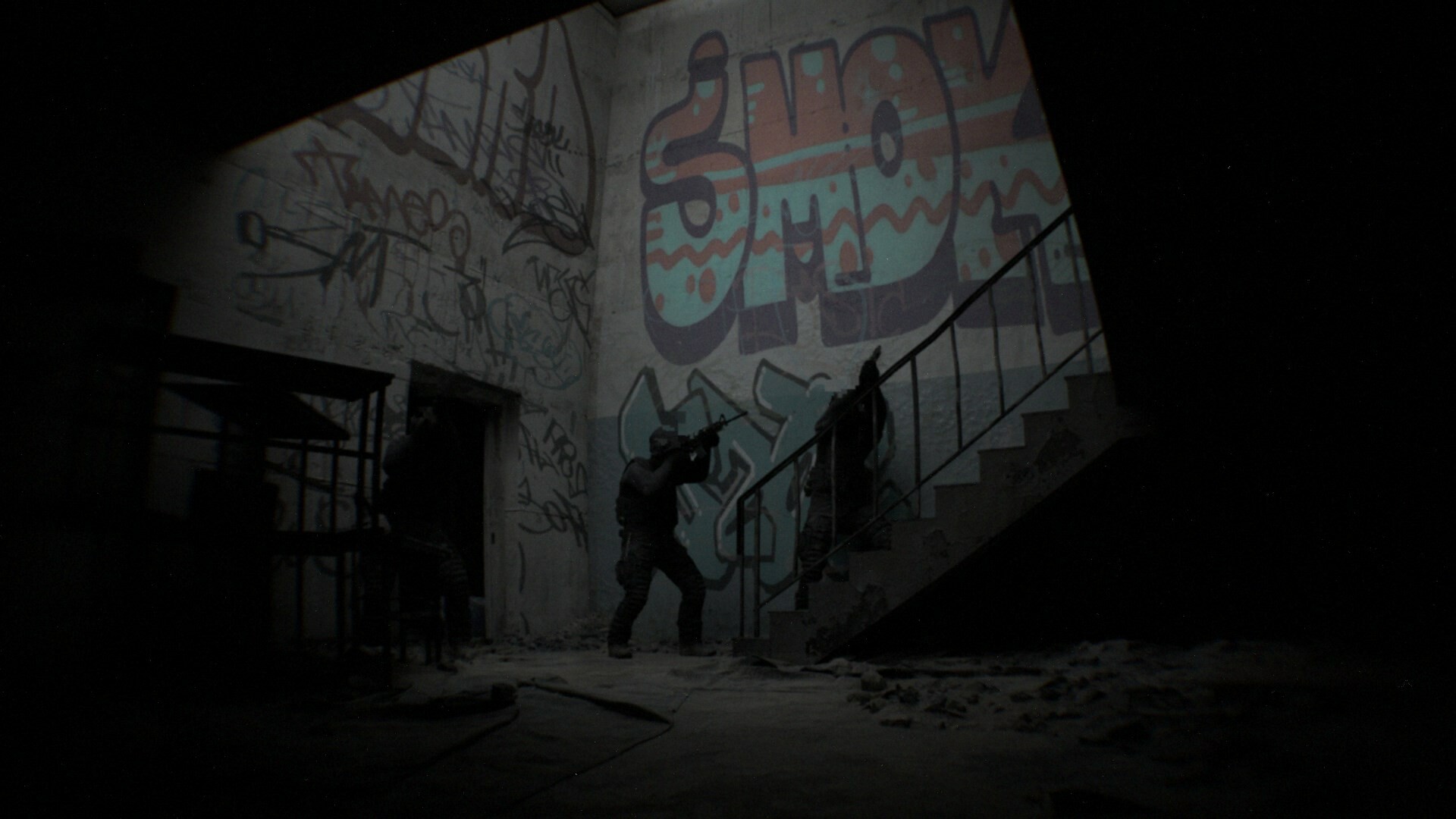 Bodycam Graffiti Chase HD Wallpaper