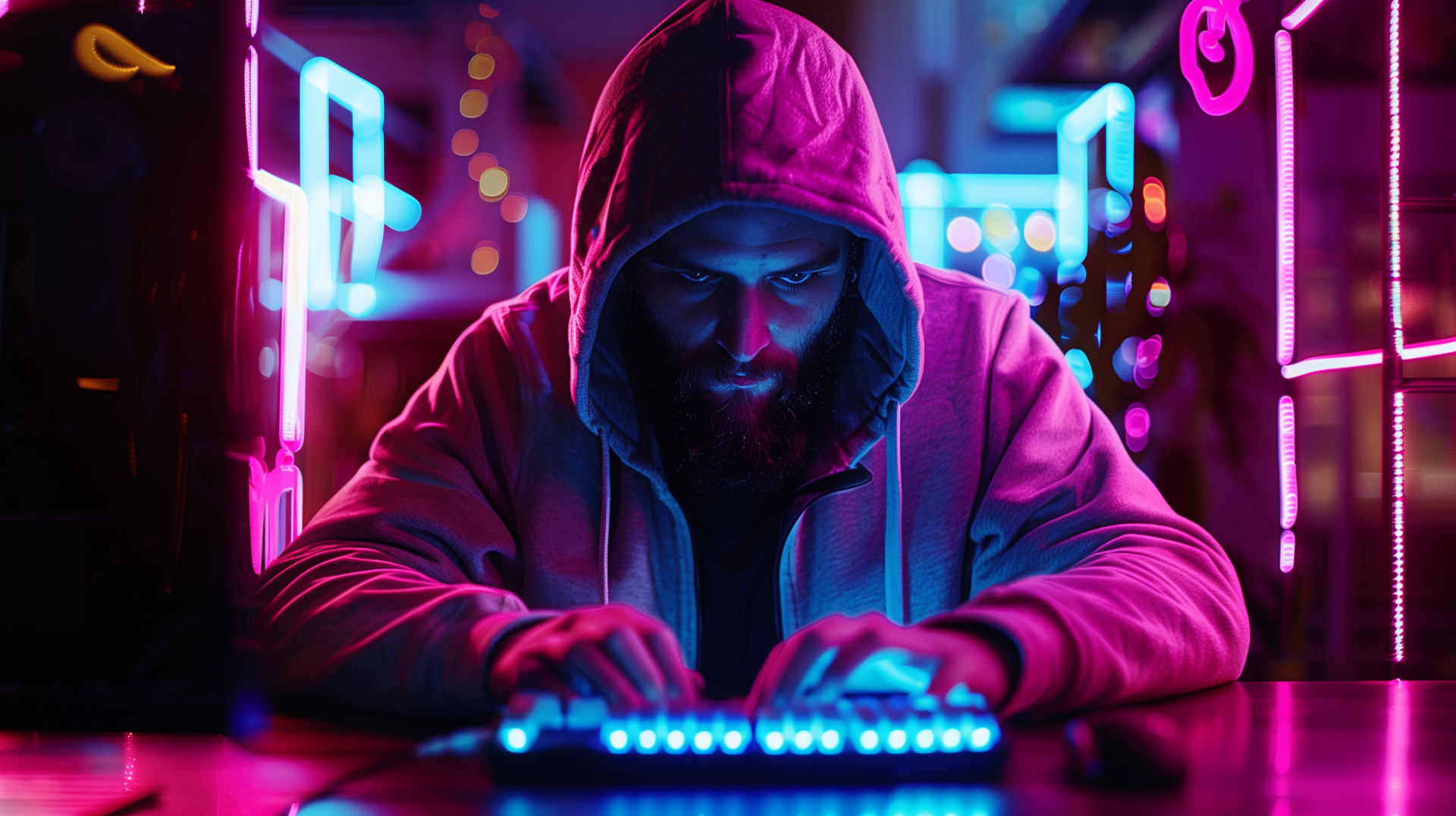 Neon Hacker HD Wallpaper by patrika | 2912x1632 | Wallpaper Abyss
