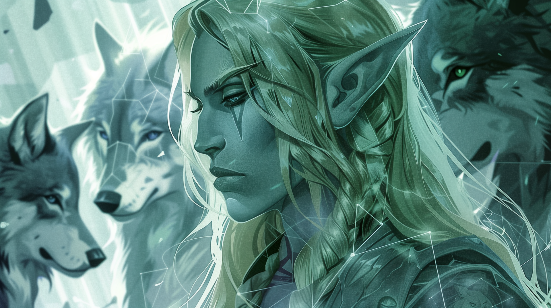 Enchanted Elf and Wolves: World of Warcraft HD Wallpaper by patrika ...