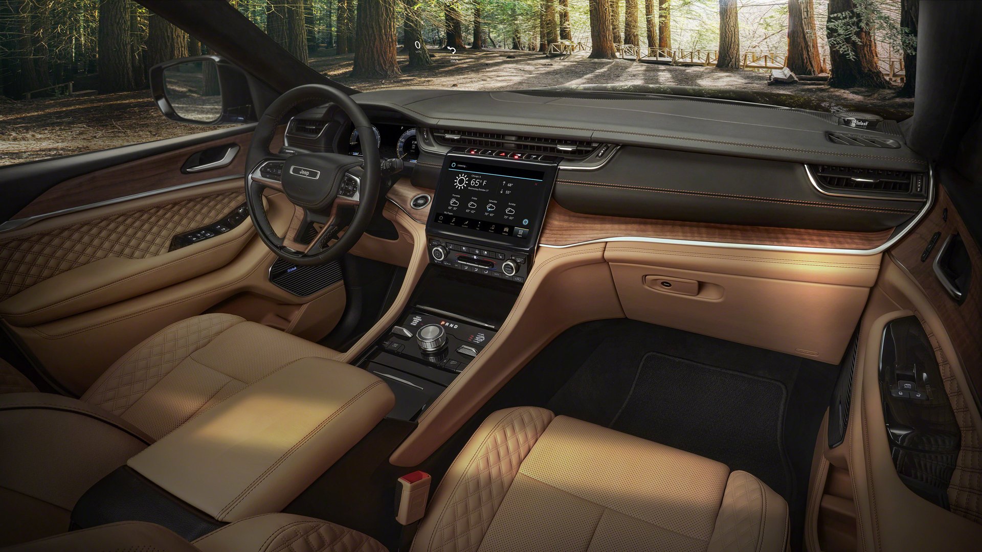 Jeep Grand Cherokee L Interior - 4K Ultra HD Wallpaper