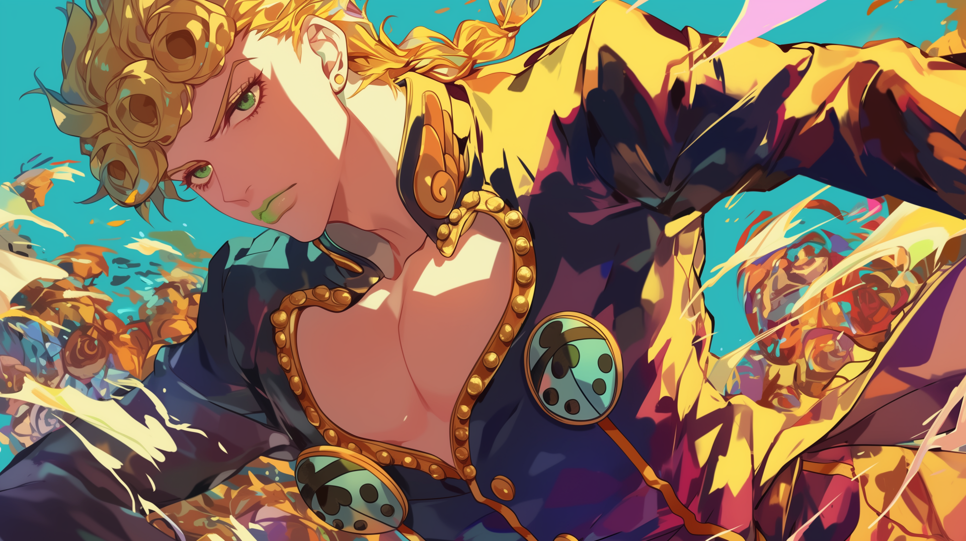 Giorno Giovanna JoJo HD Wallpaper by patrika