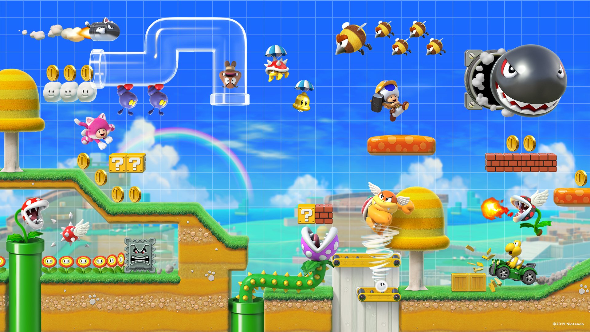 Download Super Mario Maker HD Wallpaper