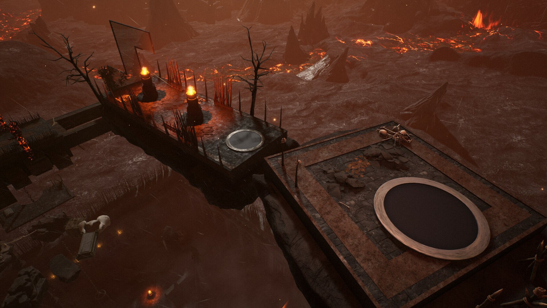 Chained Together: HD Video Game Wallpaper