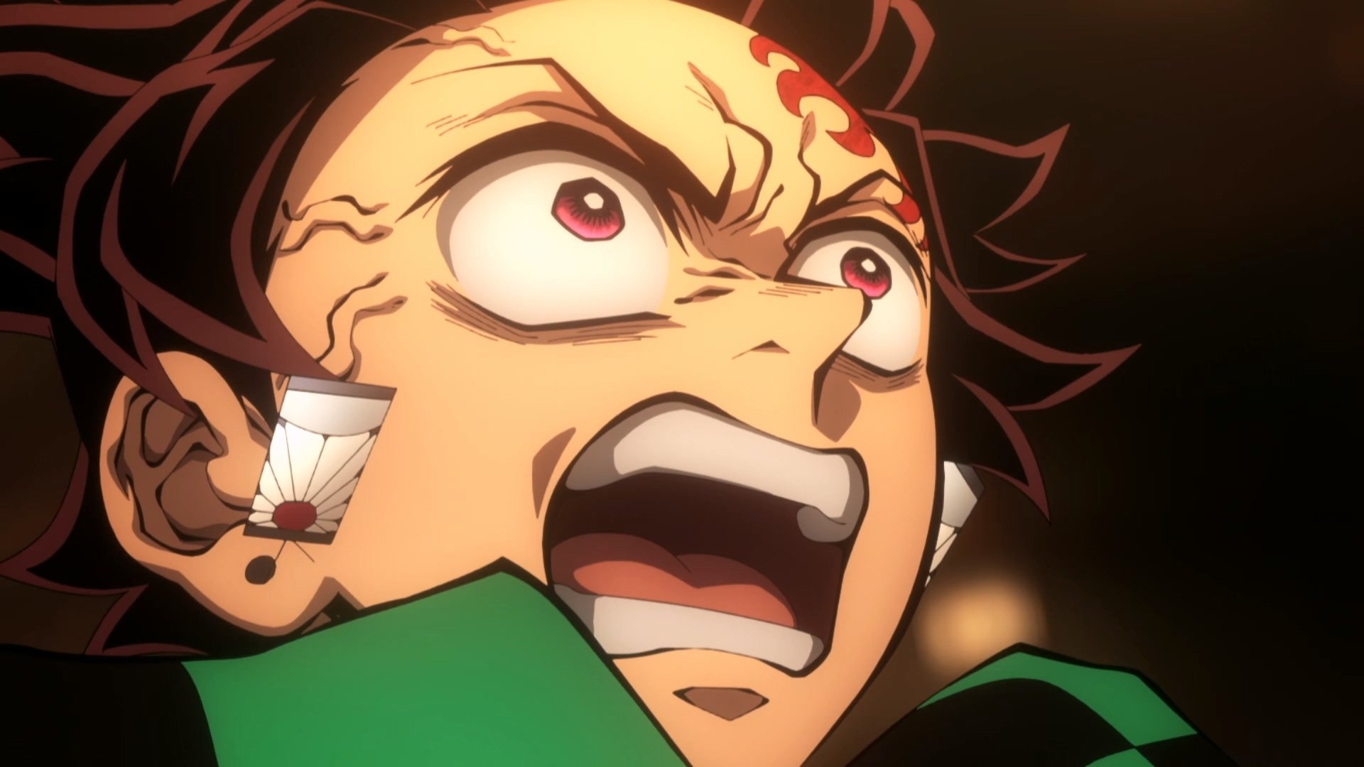 Tanjiro Kamado Unleashed: HD Demon Slayer Anime Wallpaper