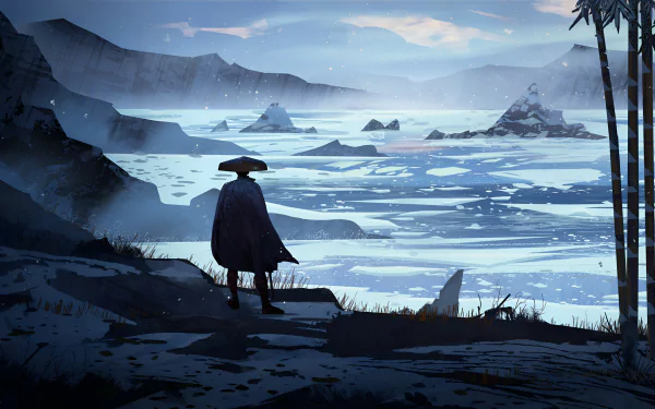 Download Blue Eye Samurai 4k Ultra HD Wallpaper