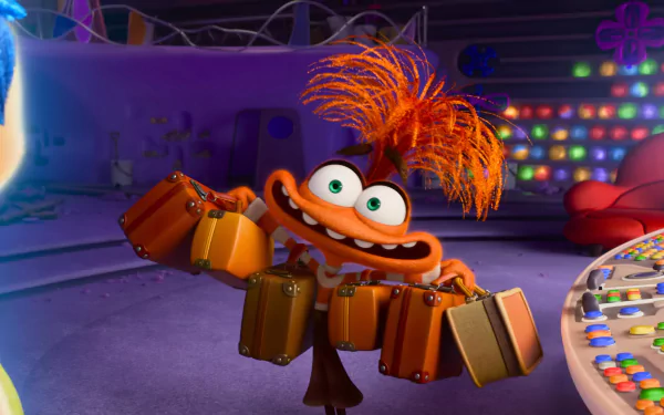 Inside Out 2 Anxiety 4K Ultra HD Wallpaper