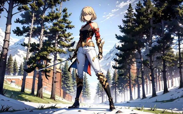 Cha Hae-in Solo Leveling 4K Ultra HD Wallpaper