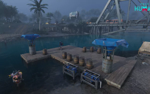 Once Human HD Wallpaper: Epic Video Game Encounter