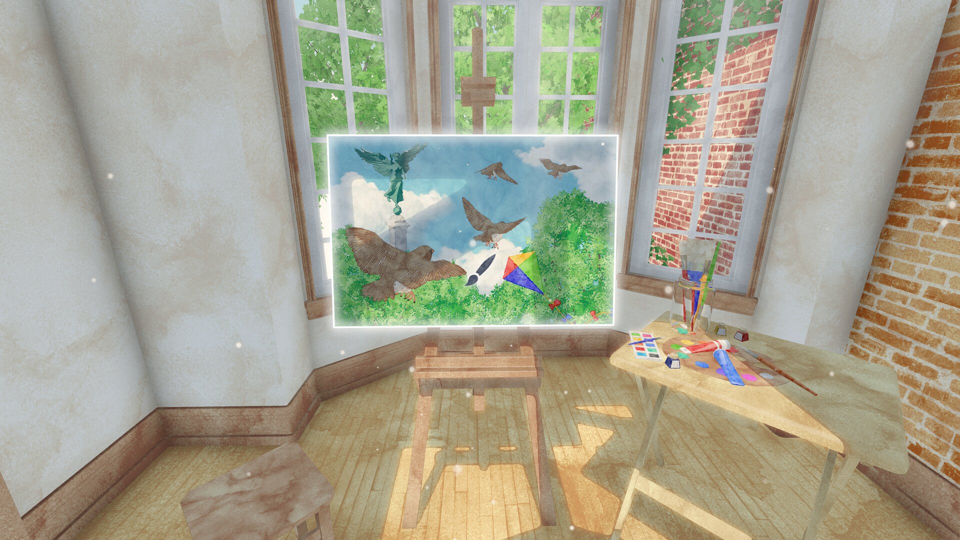 Été 2024: HD Wallpaper of a Vibrant Video Game Art Scene