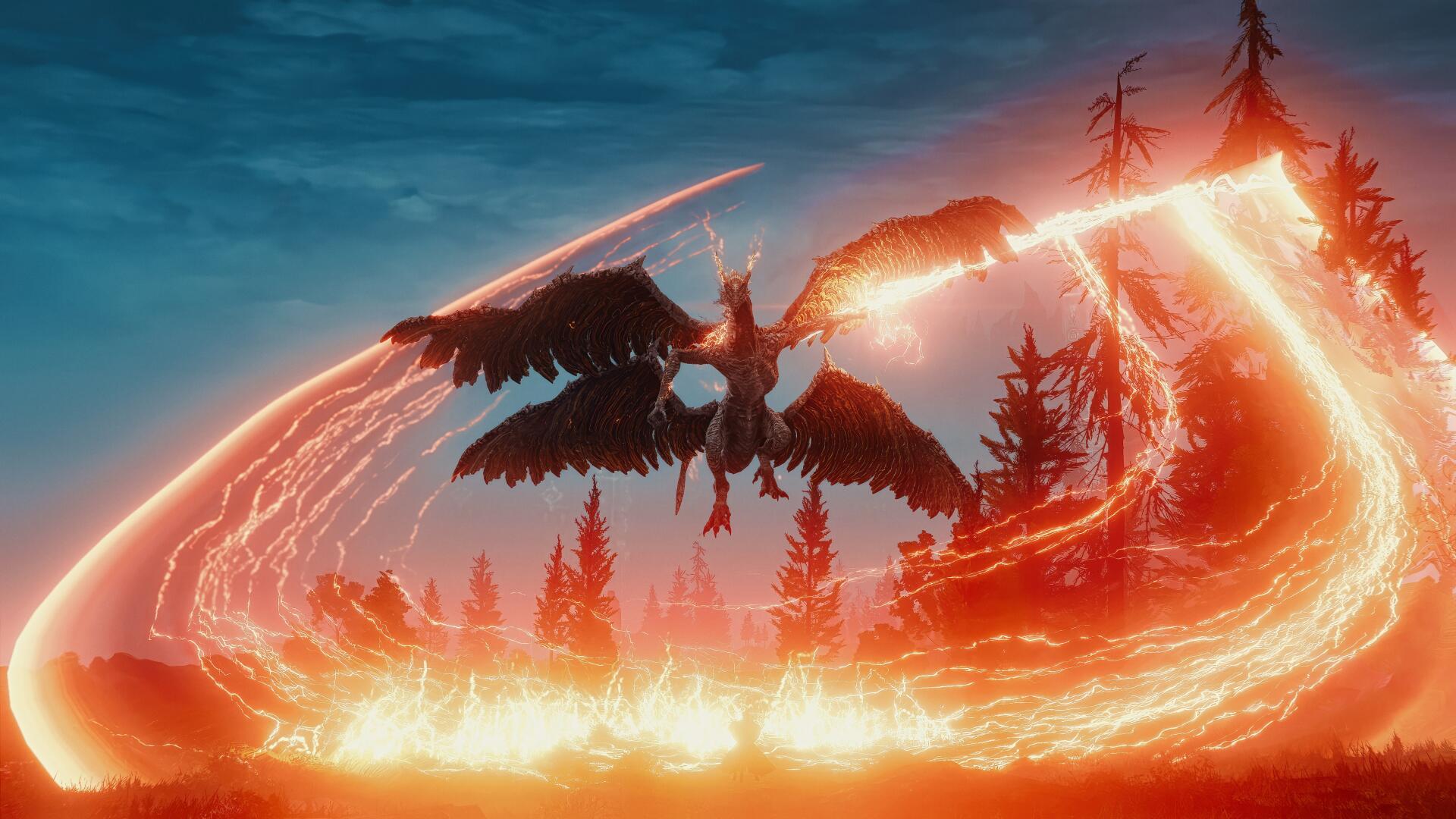 Elden Ring Dragon: Stunning 4K Ultra HD Wallpaper