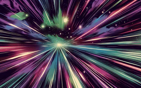 Warp Speed: A Stunning 4K Ultra HD Wallpaper Journey by QuantumCurator