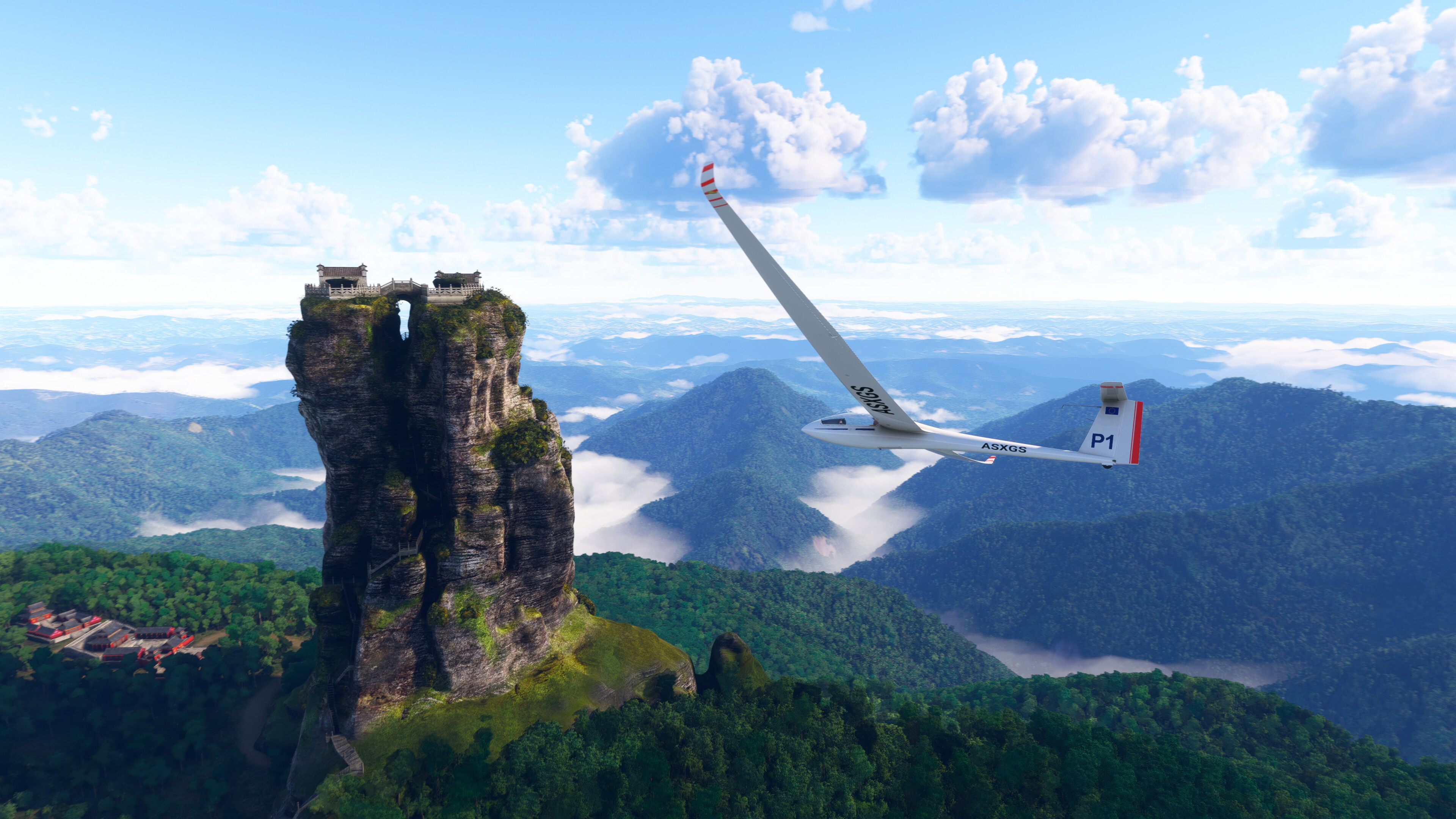 Stunning 4K Ultra HD Wallpaper from Microsoft Flight Simulator 2024