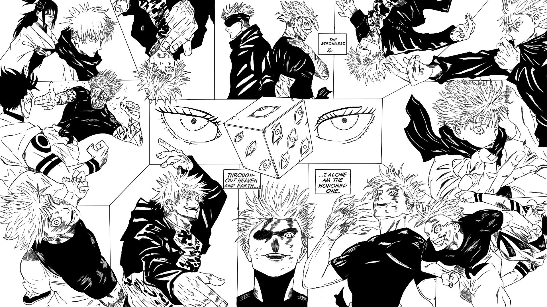 Epic Gojo vs Sukuna Showdown - Jujutsu Kaisen HD Wallpaper