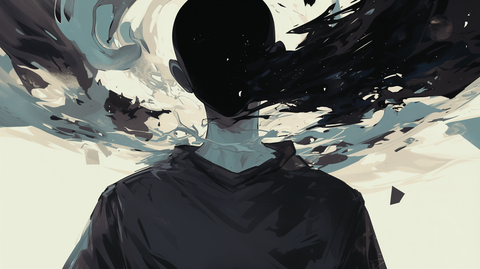 Anime Boy: 4K Ultra HD Wallpaper of Enigmatic Depth by robokoboto