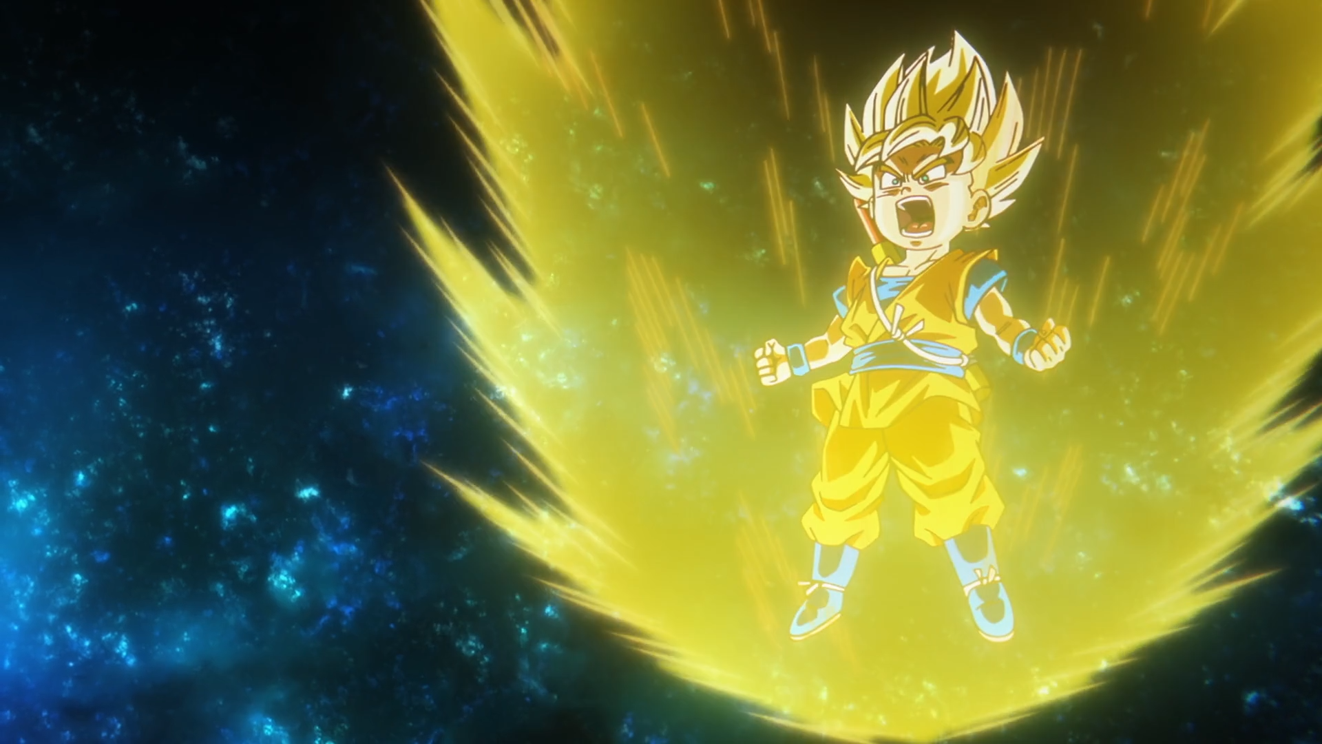 Goku Super Saiyan HD Wallpaper | Dragon Ball DAIMA Anime Power Burst