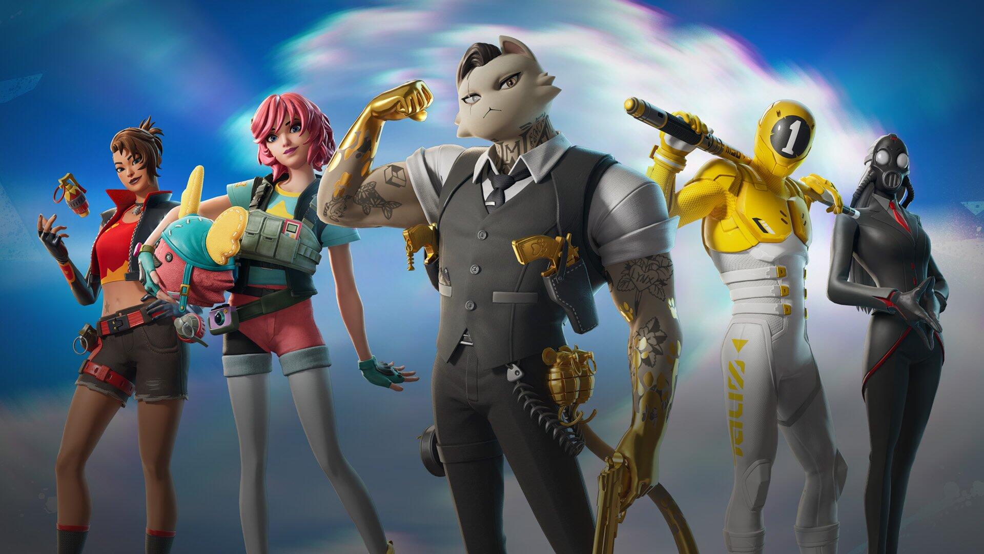 Fortnite HD Wallpaper: Epic Battle Royale Characters in Action ...