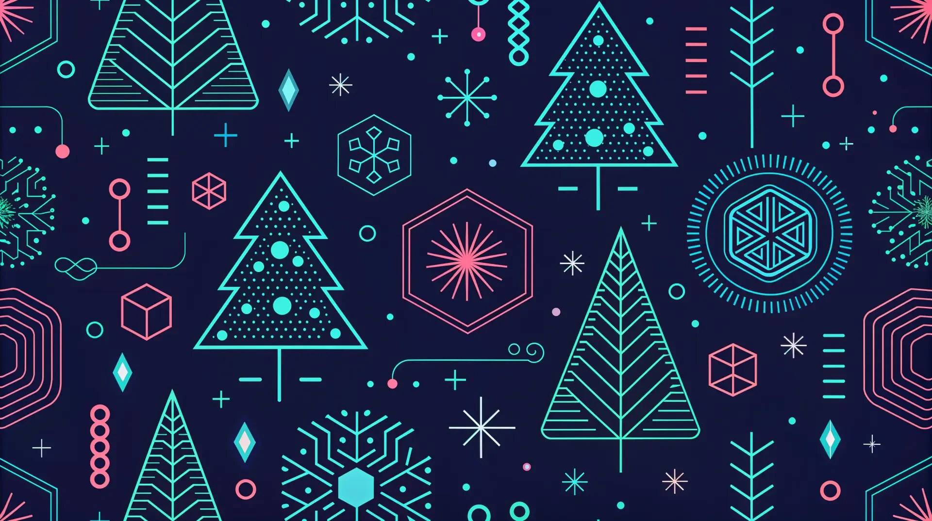 Festive Patterns: A 4K Ultra HD Wallpaper for Holiday Cheer by ...