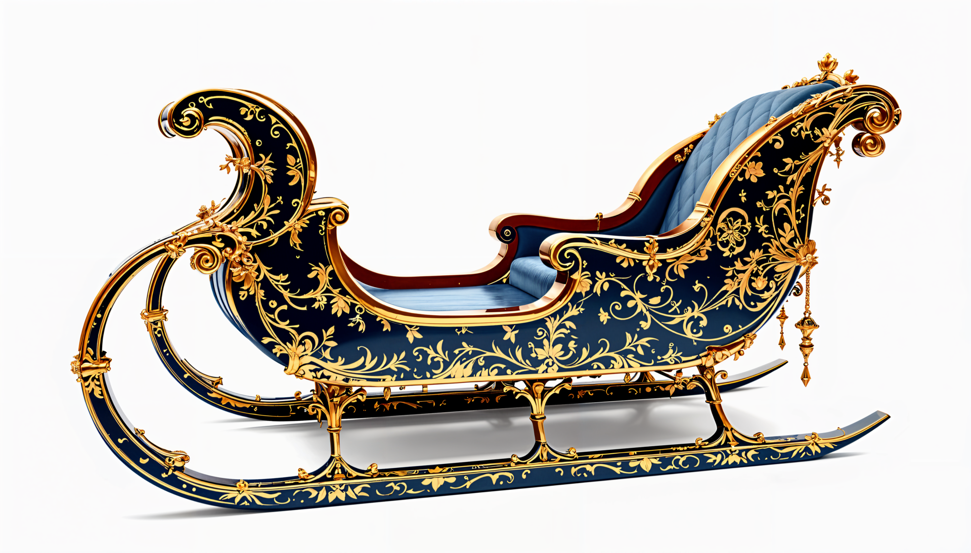 Elegant Sleigh in 4K Ultra HD Wallpaper by QuantumCurator