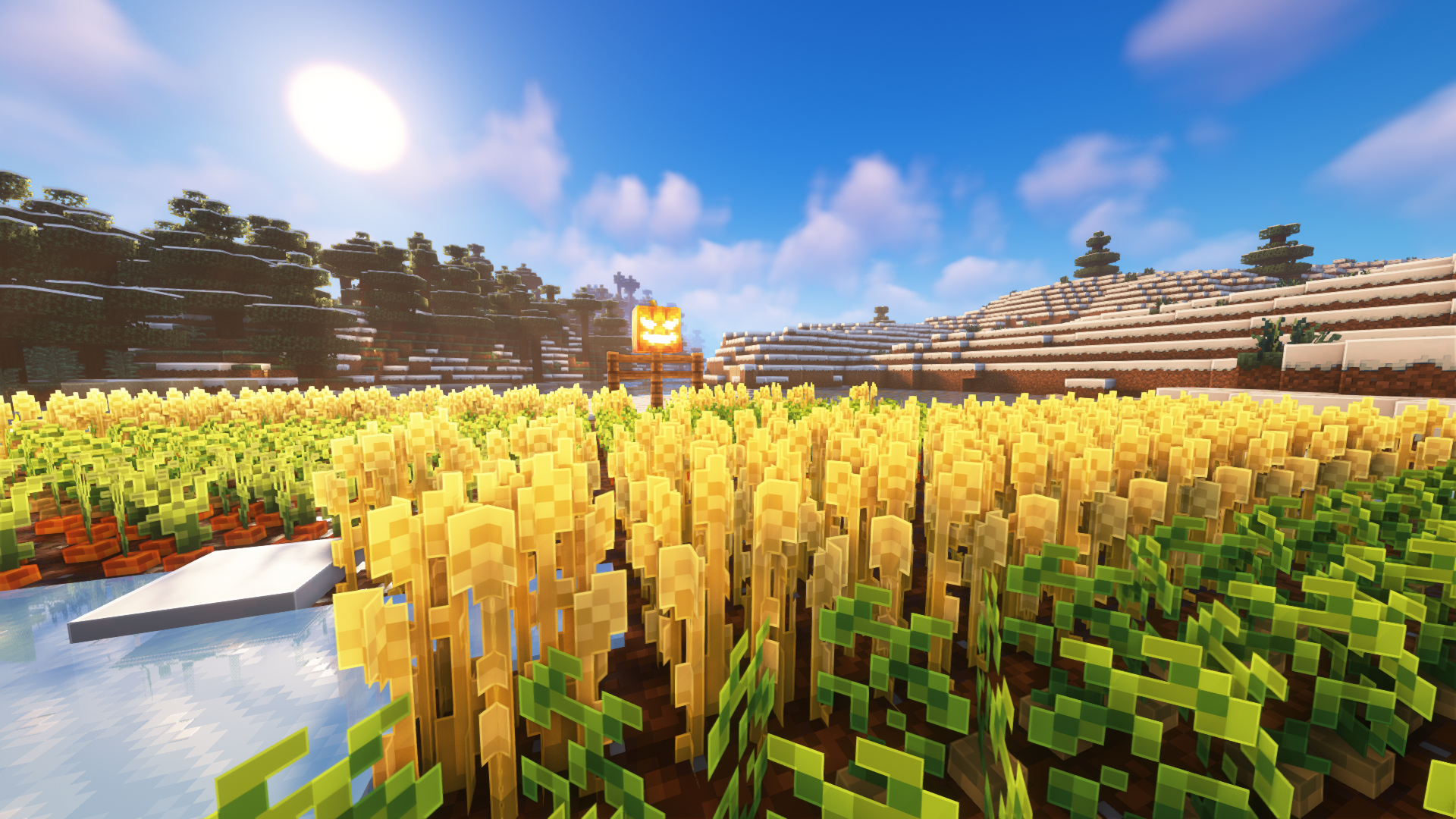 Minecraft Farm Wallpaper