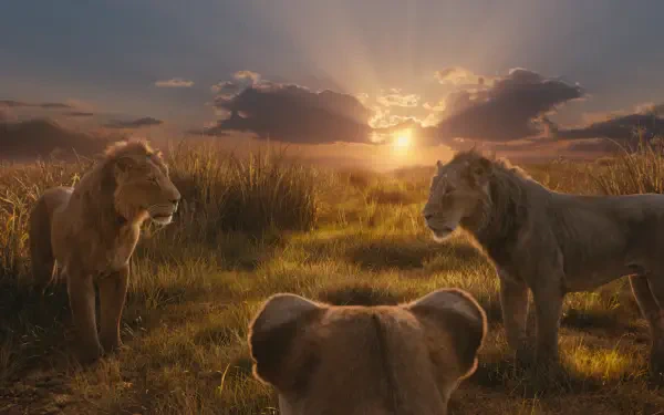 Mufasa Reigns: 4K Ultra HD Lion King Epic Wallpaper