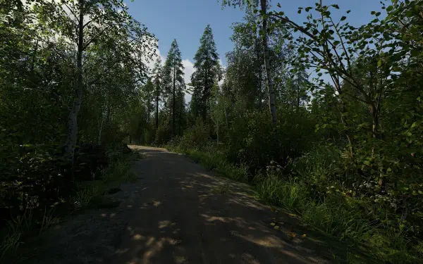 HD Wallpaper of Finnish Cottage Simulator's Serene Nature