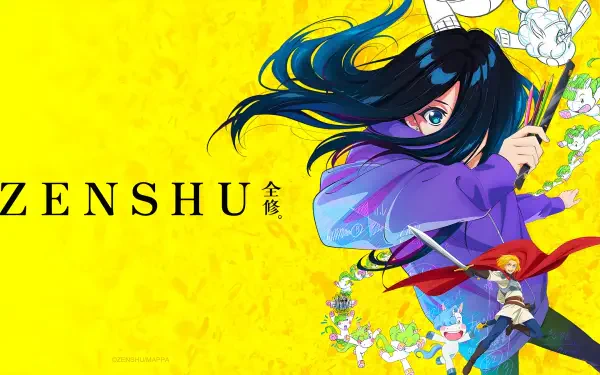 Zenshu Anime HD Wallpaper featuring Natsuko Hirose & Luke Braveheart ...